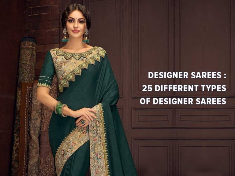 Designer Sarees: 25 Different Types Of Designer Sarees | Best Selling ...