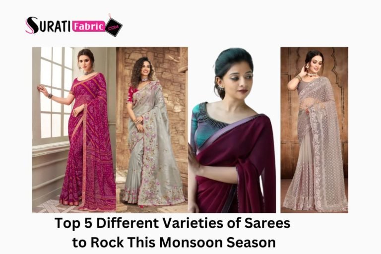 Top 5 Different Varieties Of Sarees To Rock This Monsoon Season