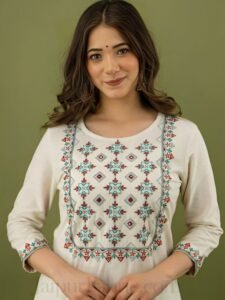 60 Modern Cotton Kurti Neck Designs