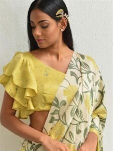 50+ Modern Blouse Sleeve Designs