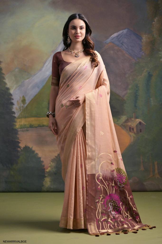 Premium Soft Muga Silk Saree with Classic Colorful Resham Weaving Pallu ...