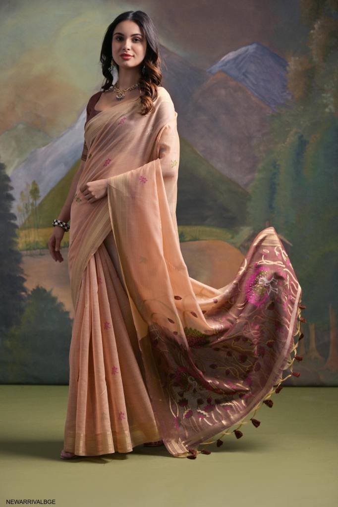 Premium Soft Muga Silk Saree with Classic Colorful Resham Weaving Pallu ...
